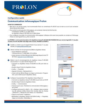 Guides d'installation | Prolon Controls